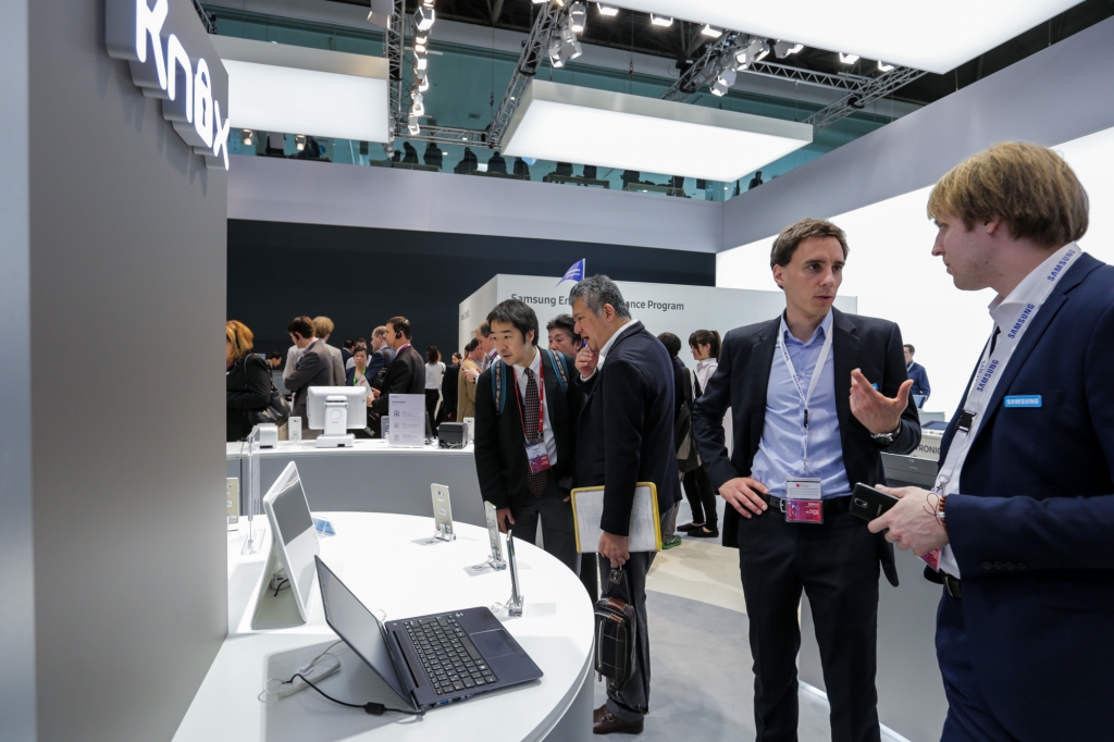 MWC 2016 - Enterprise Booth Sketch - Samsung Newsroom Global Media Library